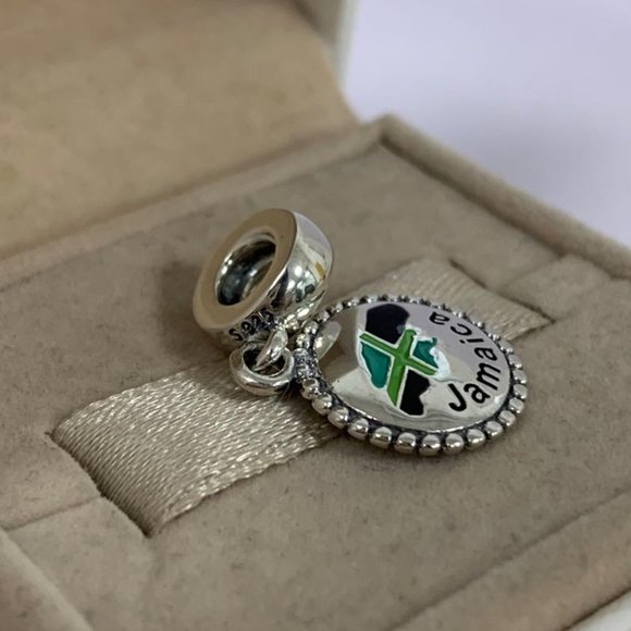 Pandora | Jewelry | Pandora Jamaica Country Map Charm | Poshmark